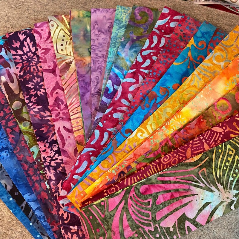 Batik Jelly Roll - Etsy