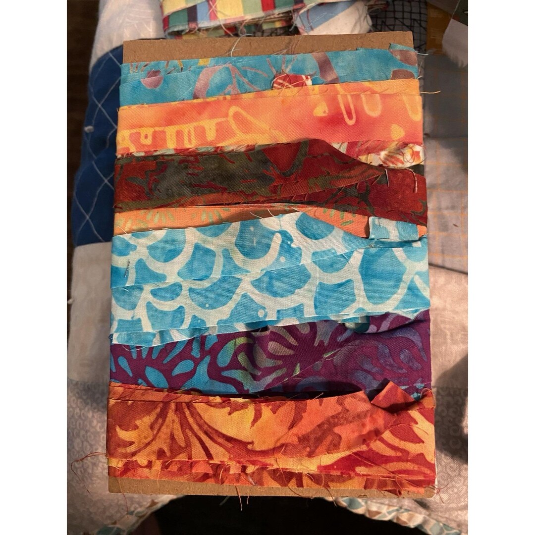 Cotton Fabric Primitive Ribbon 20 Strips Scraps Carded Batik 1/4"-1" - Etsy