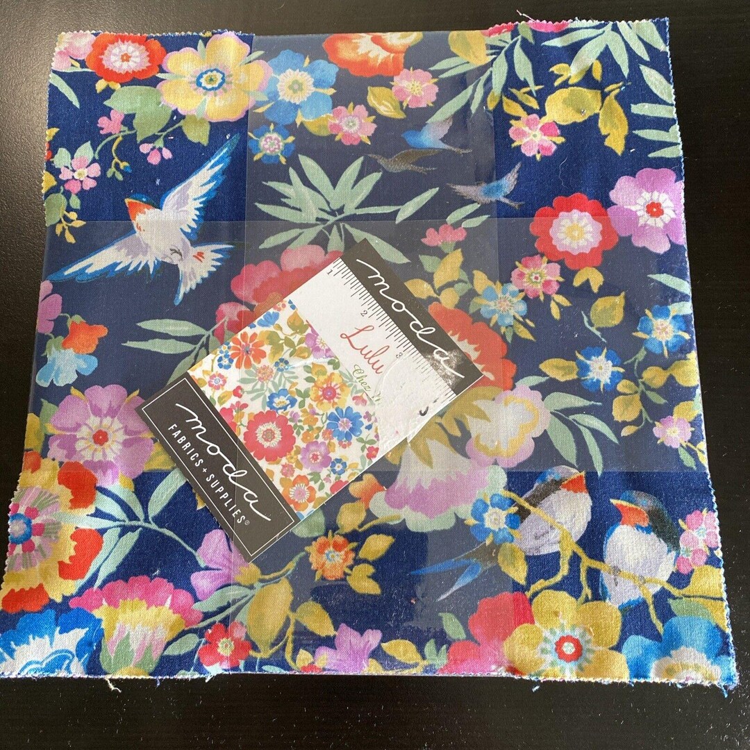 Lulu Layer Cake Moda Fabrics 42 10 Inch Squares Chez Moi - Etsy