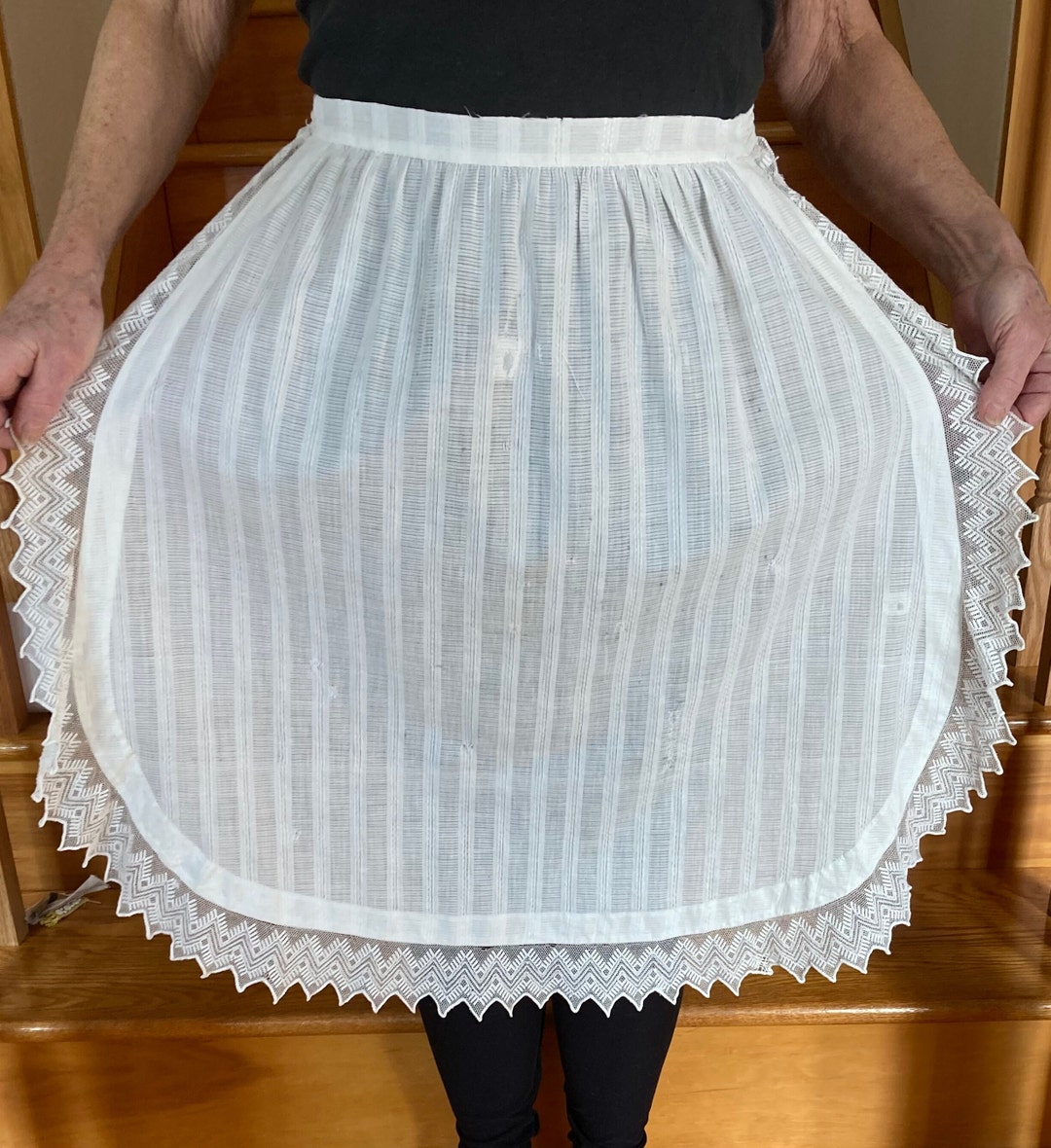 Victorian Apron Vintage Antique Lady’s Maid Apron Edwardian Costume ...