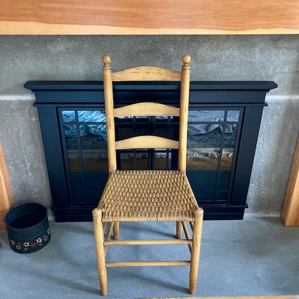 Antique Ladder Back Chairs - Etsy