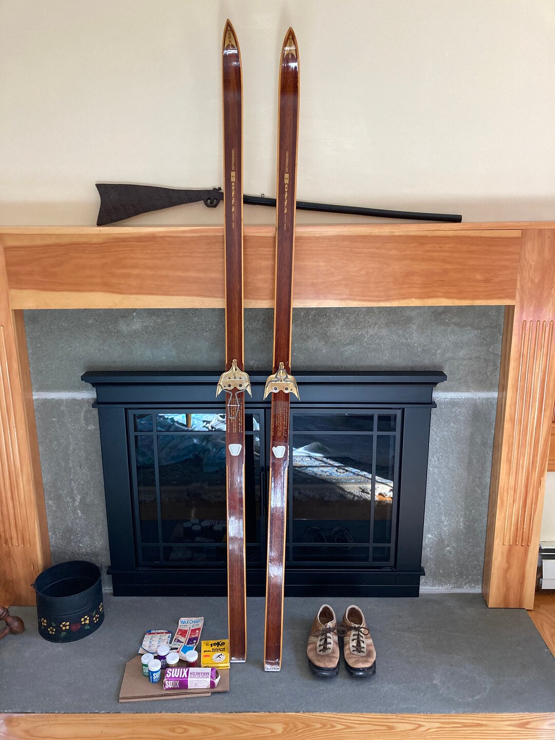 Vintage Bonna 2000 Cross Country Touring Skis 190 Cm Long Made in ...