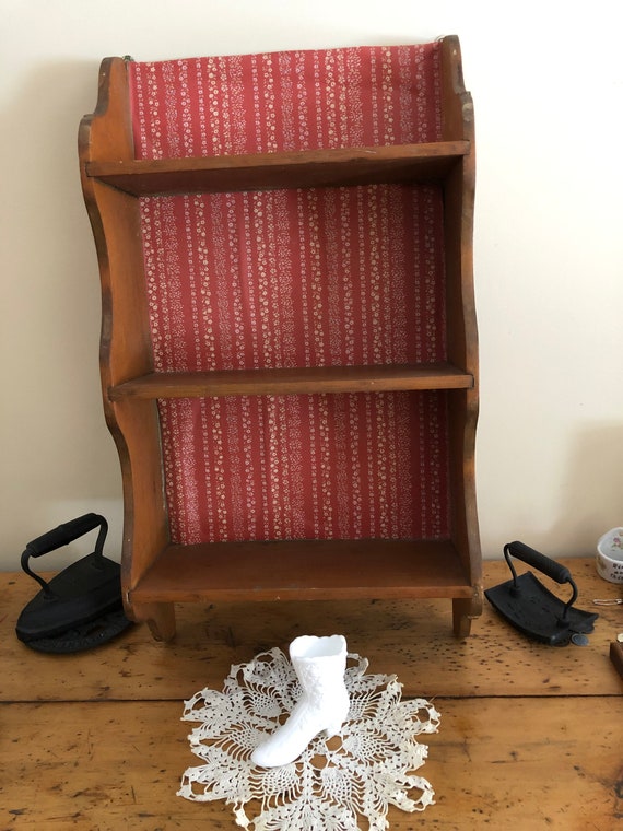 Antique Wooden Wall Shelf Primitive Hand Crafted Kitchen Shelf | Etsy