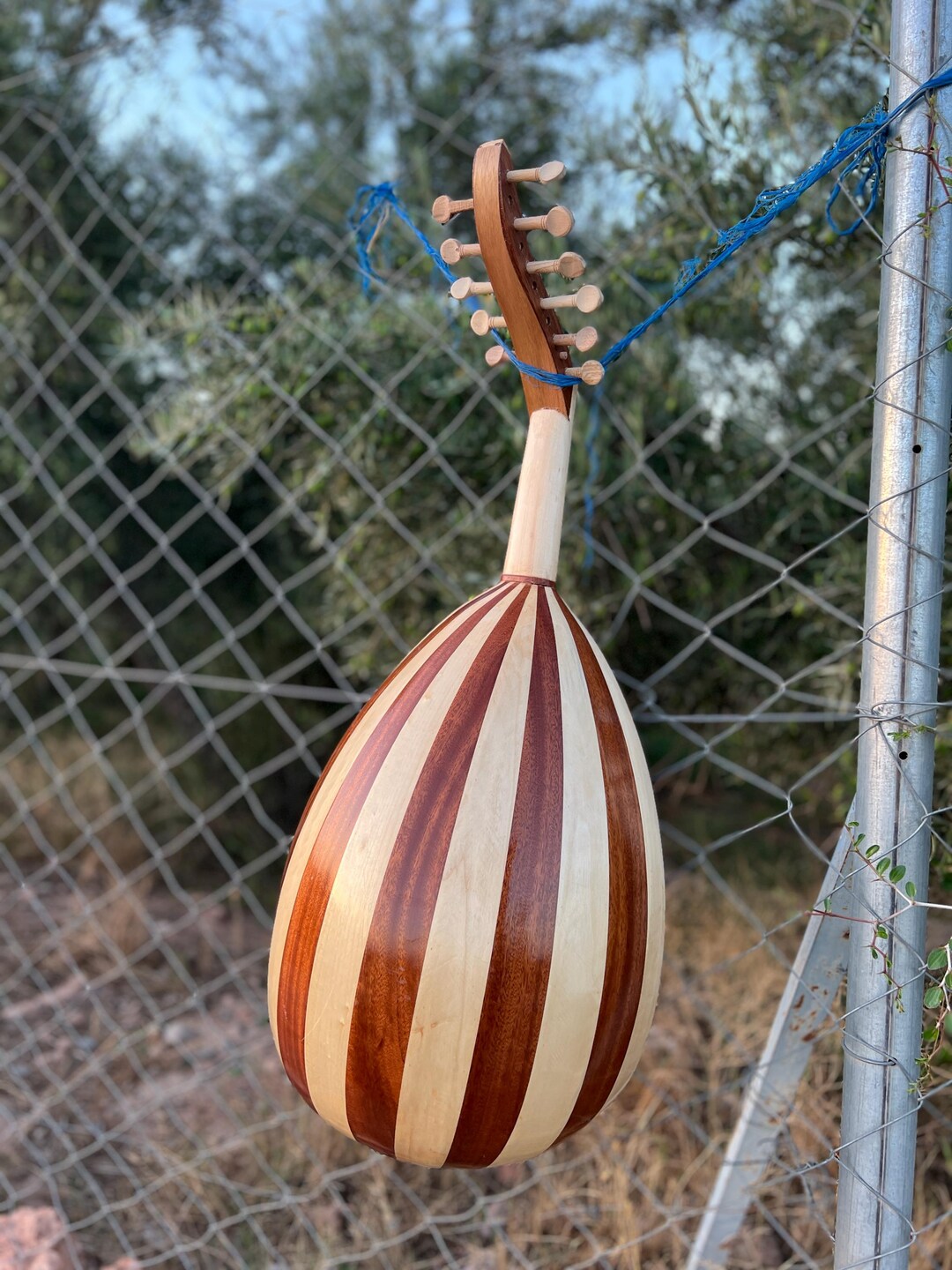 Handmade Folk Lute Guitar 11-string Oud Instrument for Arabic Music - Etsy