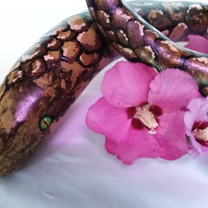 Snake Gourd Hand Painted Acrylic Paint Varnish - Etsy