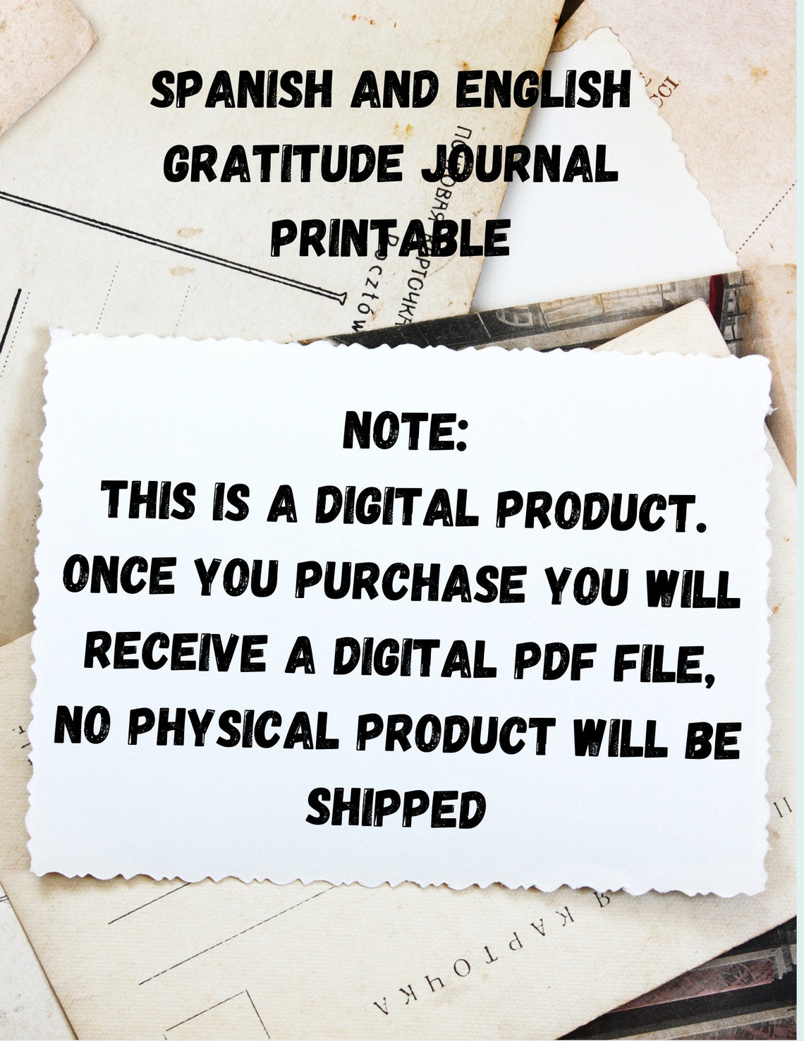 Gratitude Journal Printable in Spanish and English, Gratitude Worksheet ...