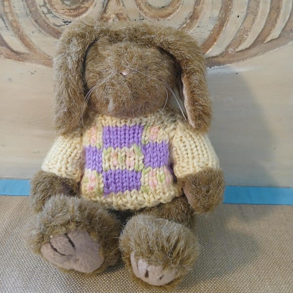 Large Purple Bunny Plush - Etsy