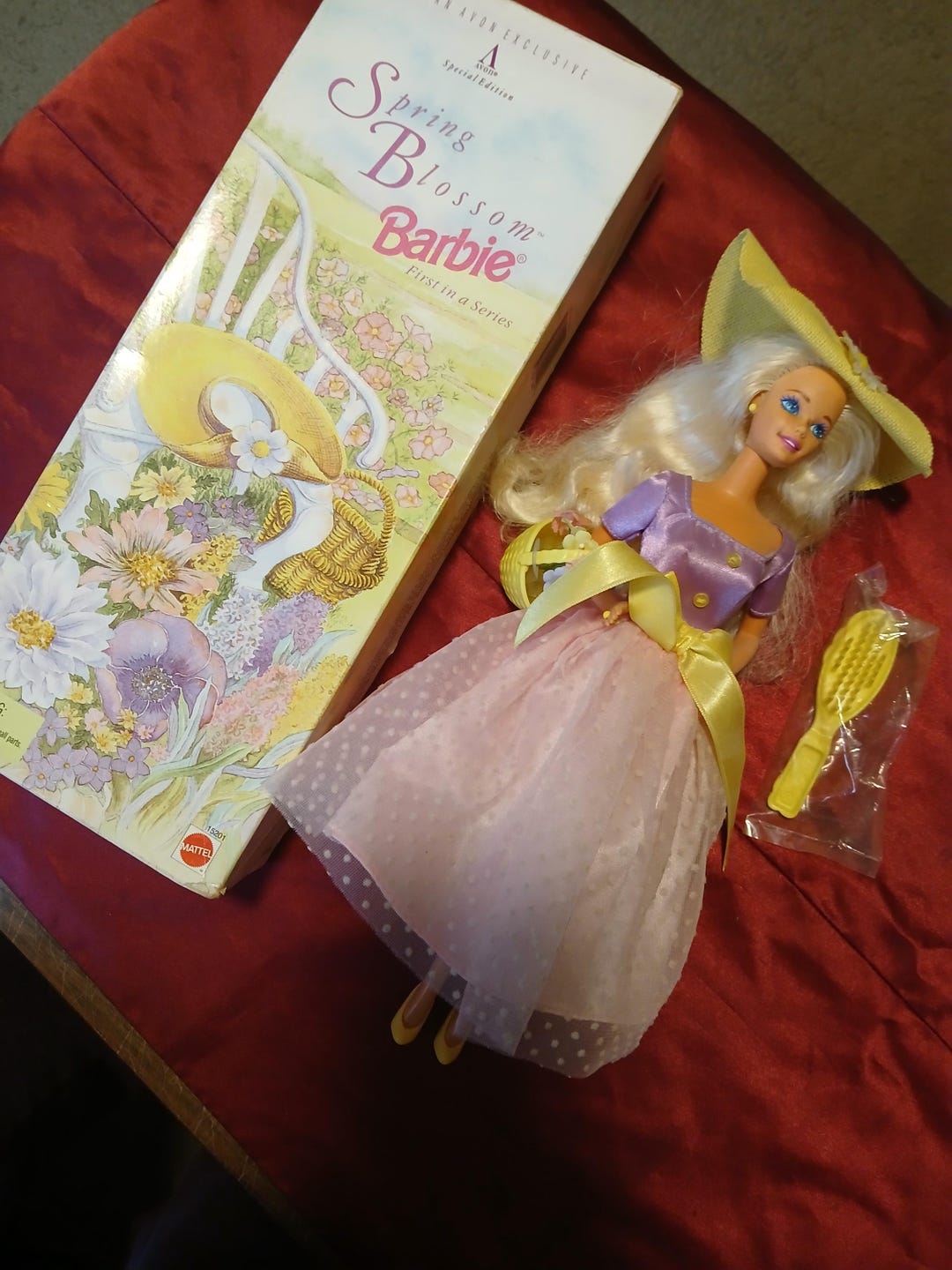 Mattel 1995 Avon Exclusive Spring Blossom Barbie Doll First in a Series ...