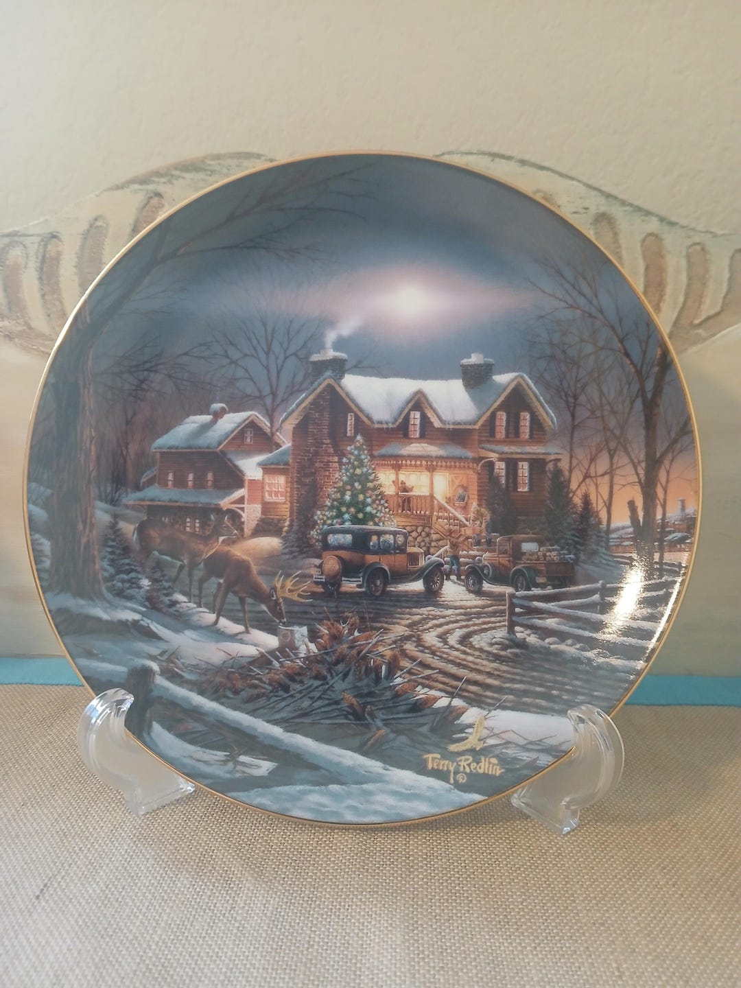 Decorative Plate Terry Redlin Hadley Collection and Crown Thy Good With ...