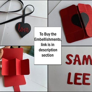 Explosion Box Greeting Card (2-8 Layers) for Valentine's Day ...