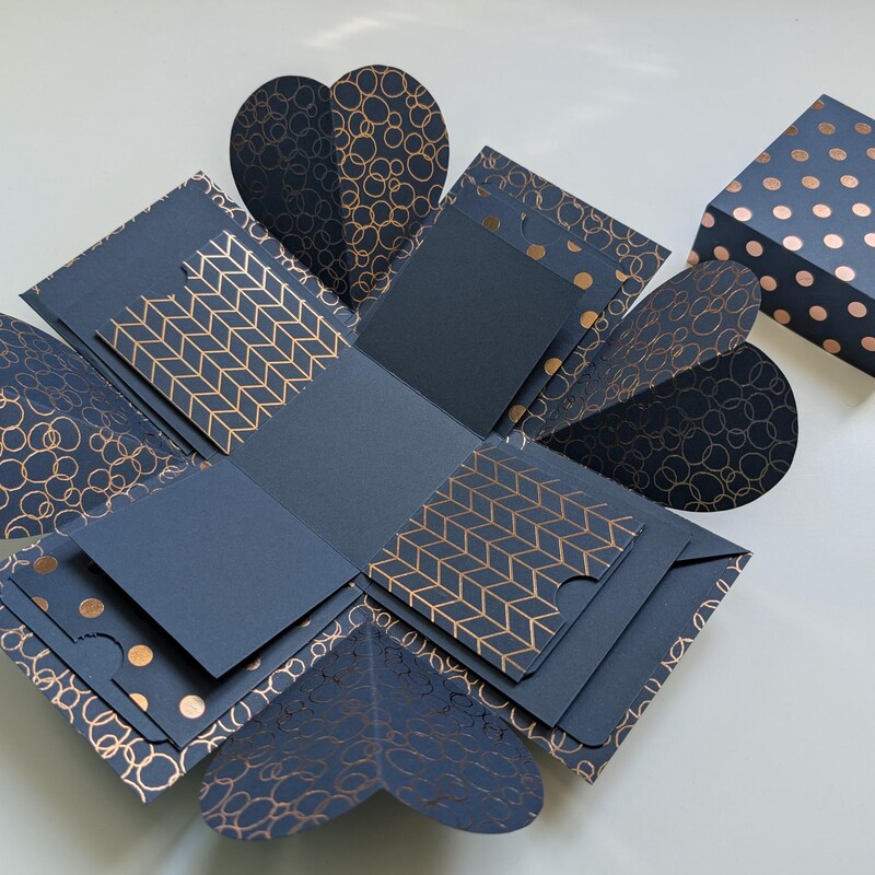 Exploding Box Template - Etsy
