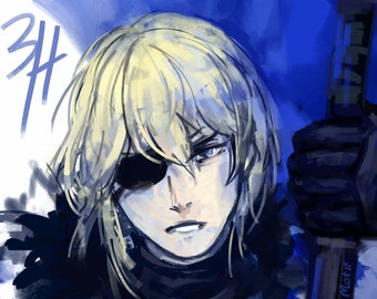 Dimitri Gothic Horror FE3H Fire Emblem Three Houses A4 Print - Etsy