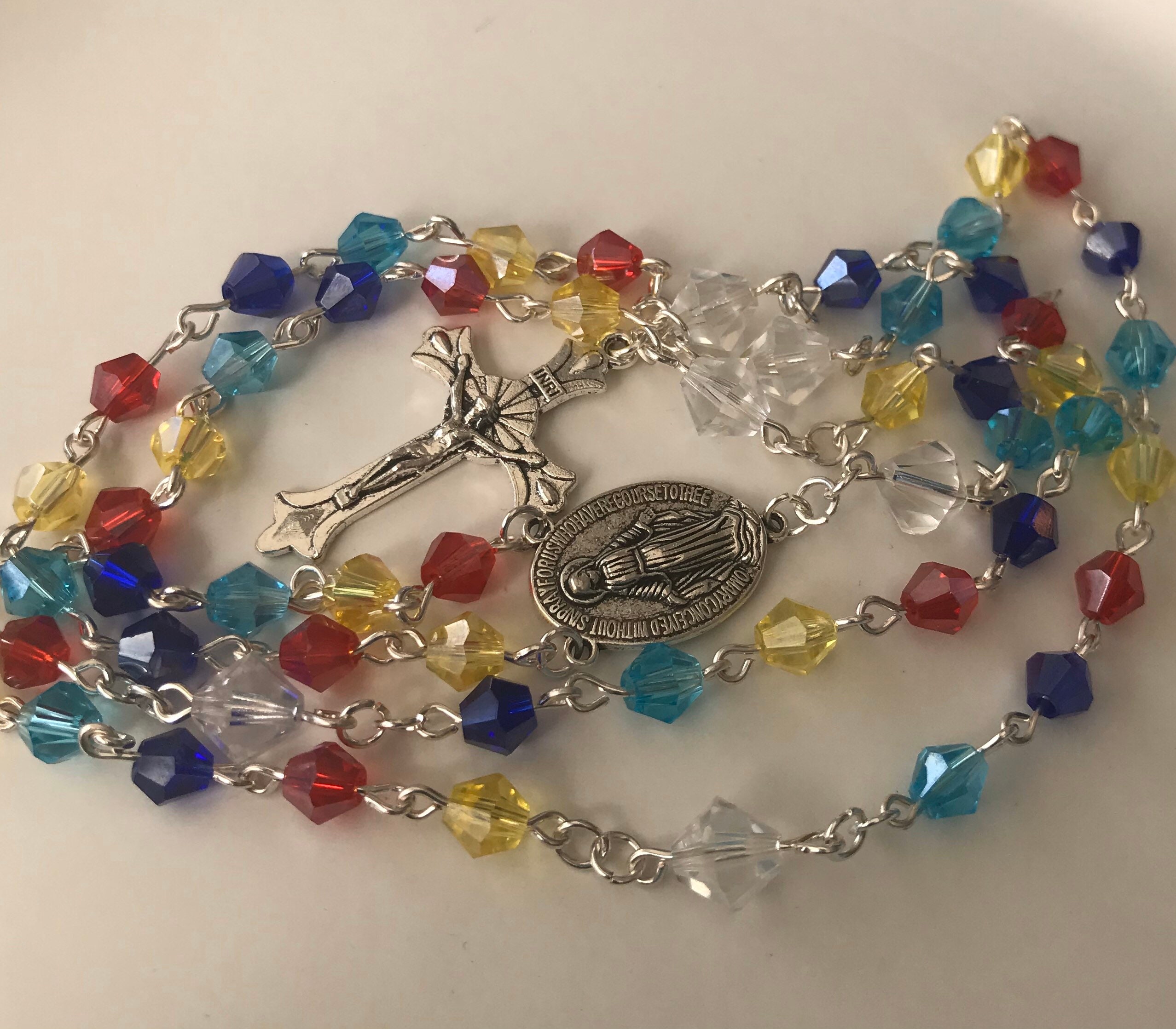 Autism Awareness Catholic Rosary Rosary Rosaries Gifts for | Etsy