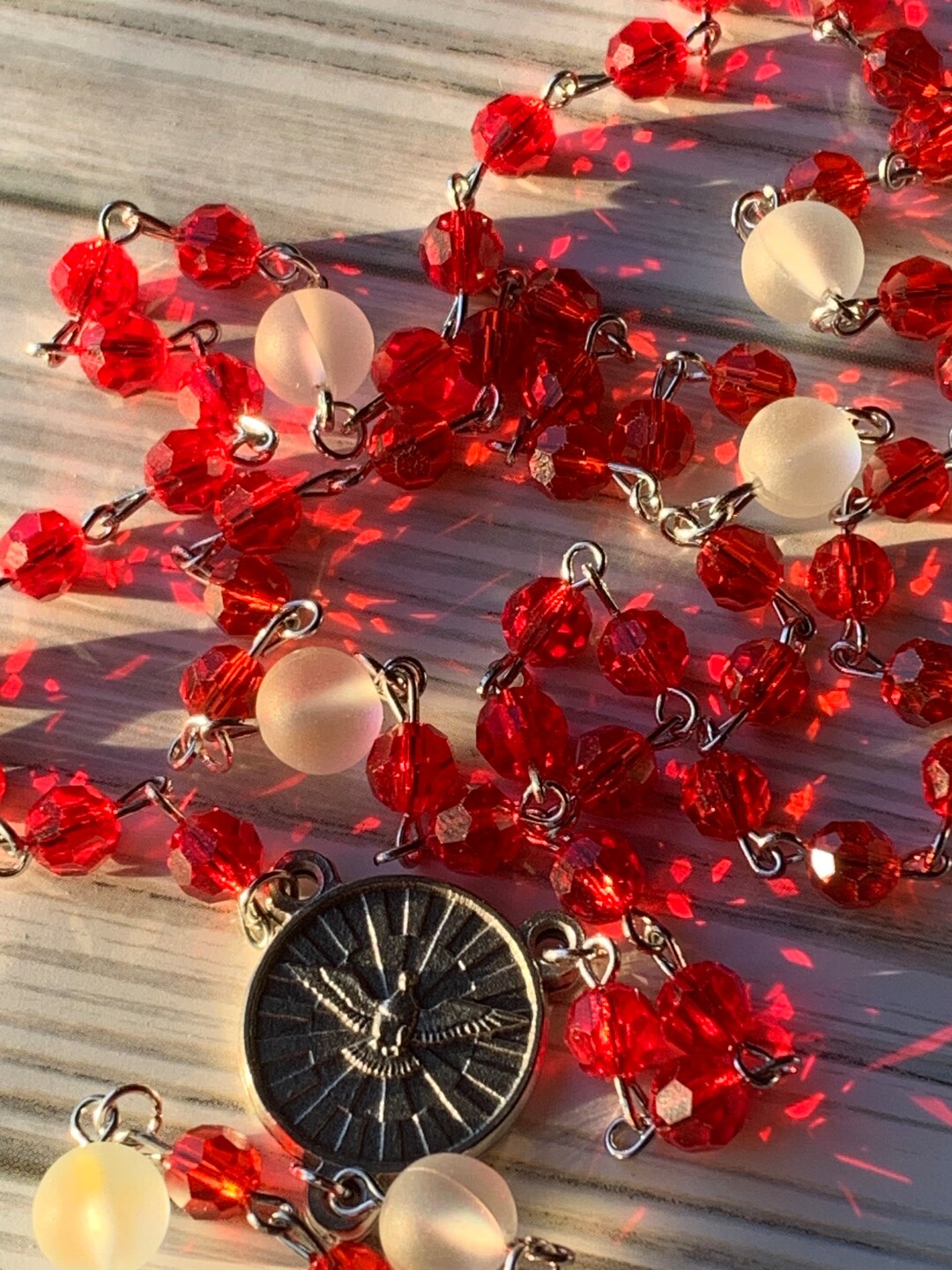 Confirmation Rosary Holy Spirit Rosary Rosary Rosaries Crystal Rosary ...