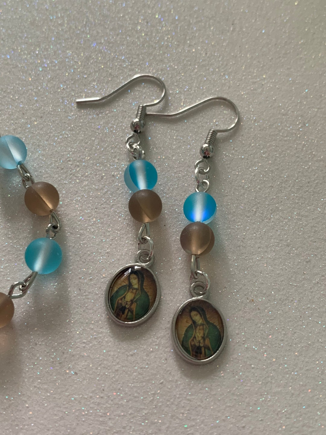 Mary Earrings, Our Lady of Guadalupe Earrings, Confirmation Gifts ...