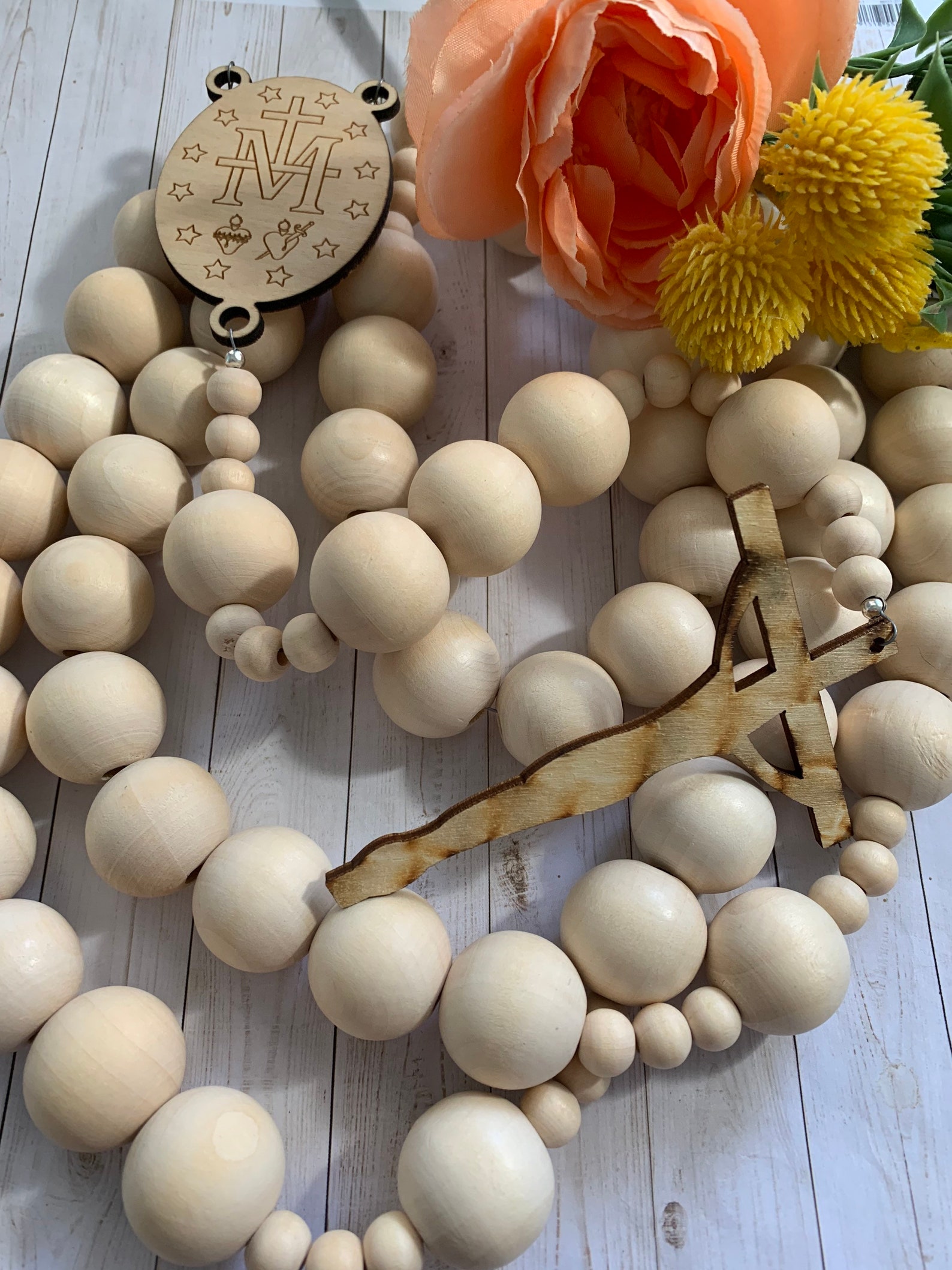 Wall Rosary, Rosary, Catholic Gifts, Catholic, Wedding Gifts, Wooden ...