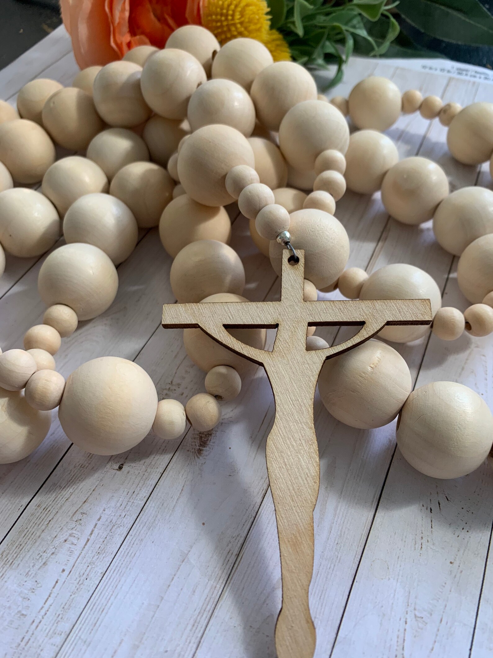 Wall Rosary, Rosary, Catholic Gifts, Catholic, Wedding Gifts, Wooden ...