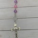 St Maria Goretti Rosary: Pink Purple Mermaid Glass, Catholic Gift - Etsy