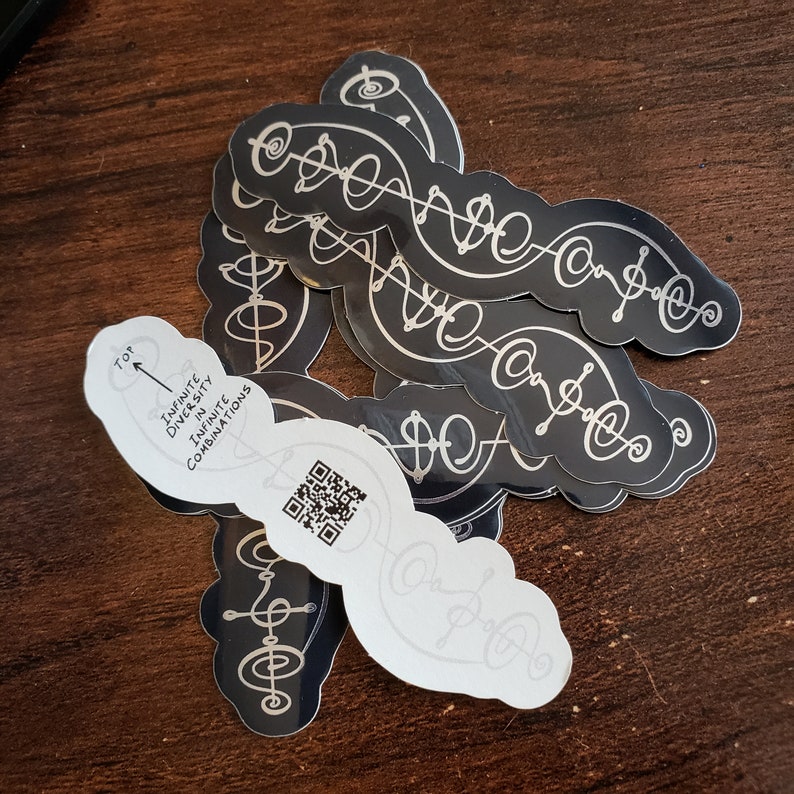 Vulcan Sticker IDIC infinite Diversity in Infinite - Etsy