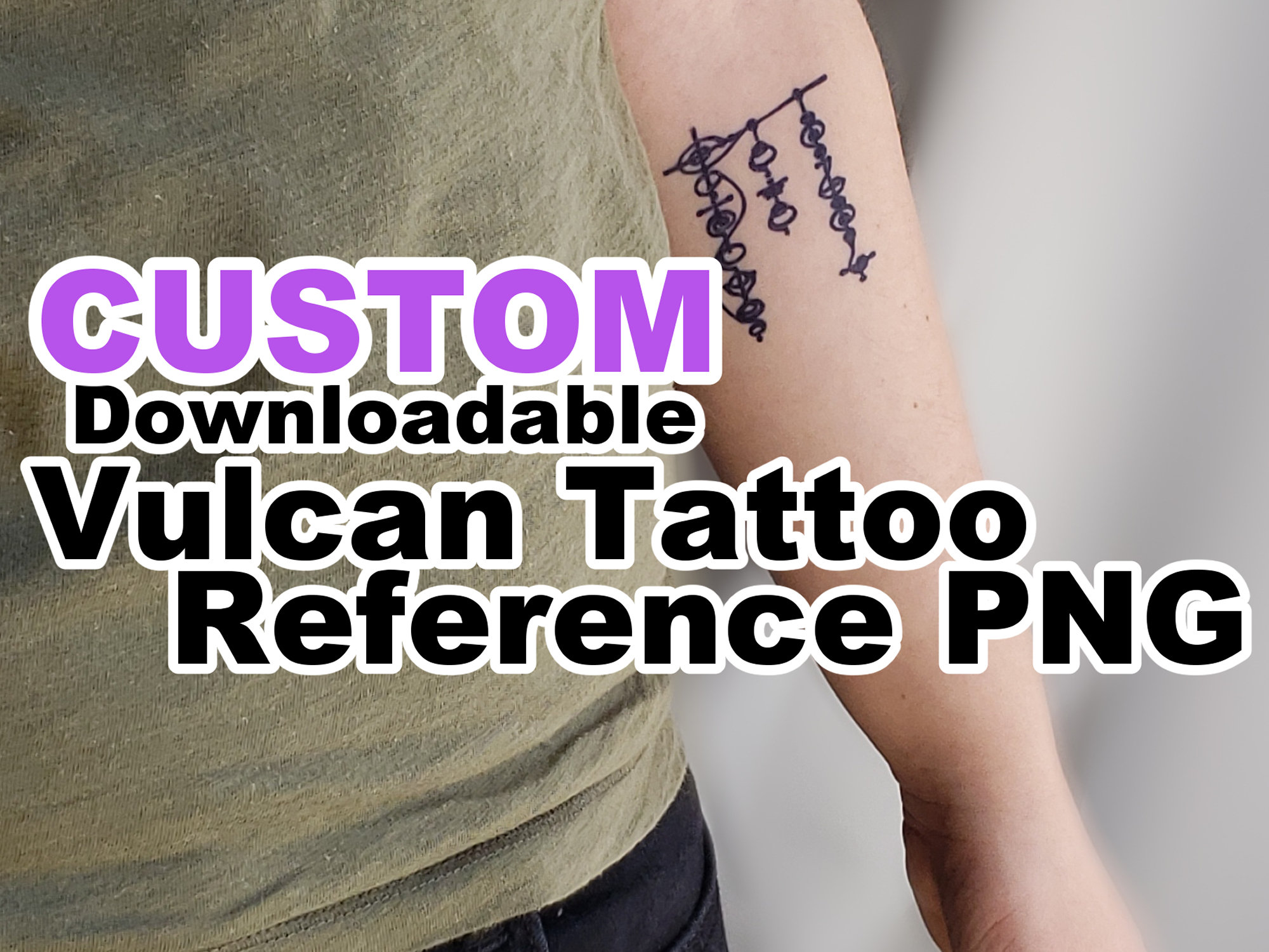 Vulcan Symbol Tattoo