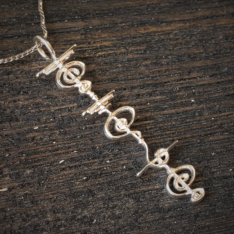 Vulcan Name Pendant Personalized Star Trek Inspired Necklace | Etsy