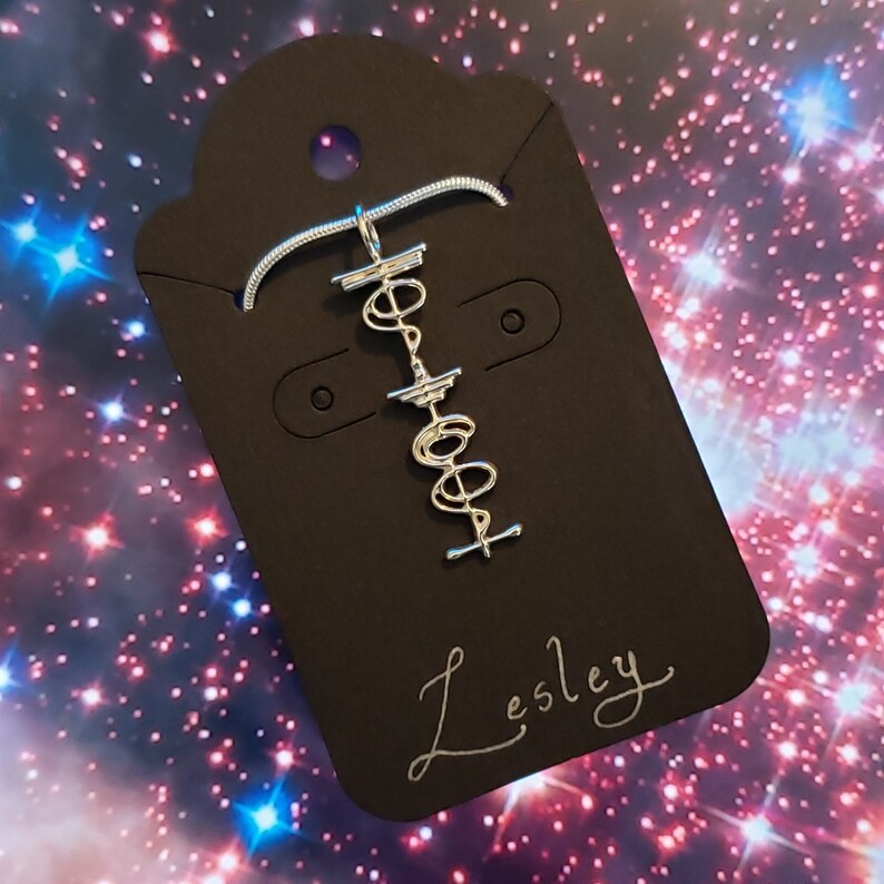 Vulcan Name Pendant Personalized Star Trek Inspired Necklace - Etsy