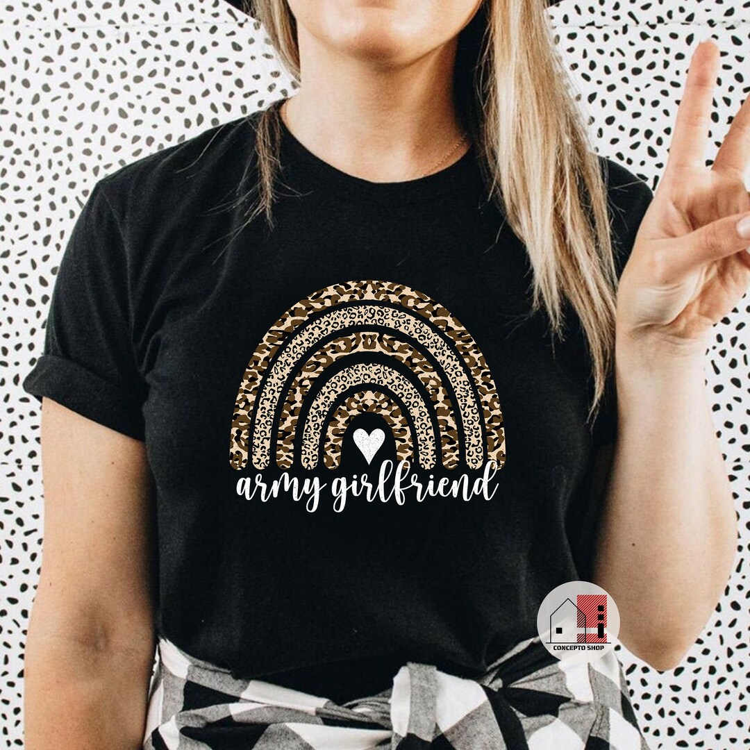 Army Girlfriend T-shirt, Military Spouse Shirt, Deployment Tee ...