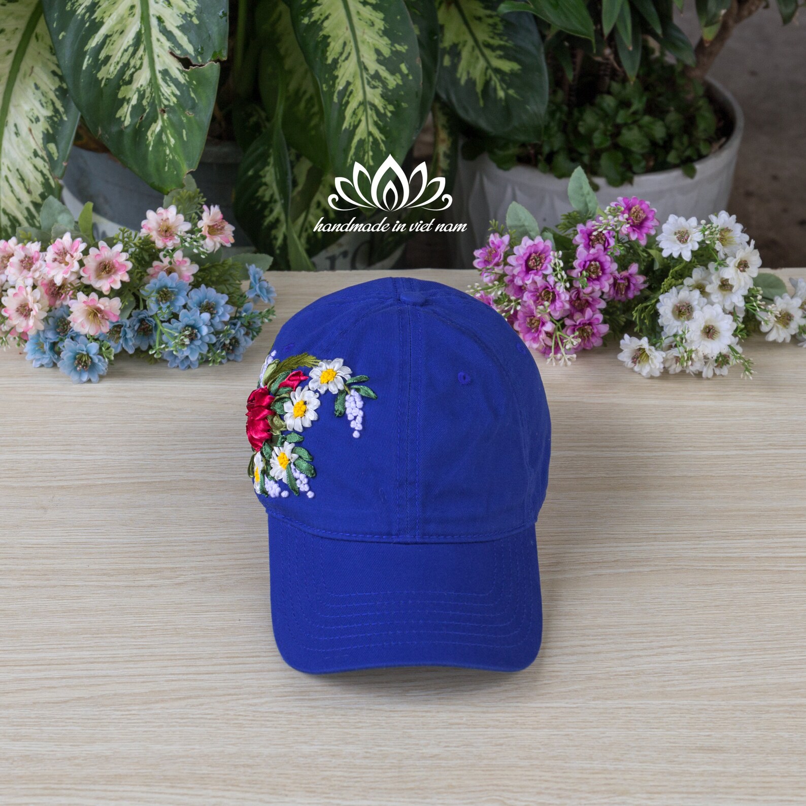 Embroidered Baseball Cap Women, Ribbon Embroidery Art - Etsy