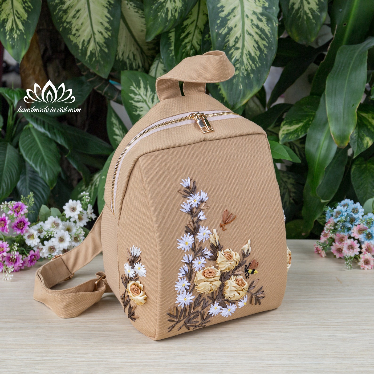 Embroidered Backpacks and Bucket Hats Unique Ribbon - Etsy