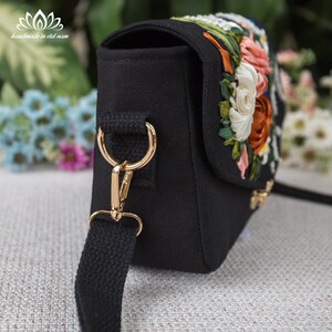 Small Mini Box Bag With Crossbody Strap, Embroidered Mini Box Bag - Etsy