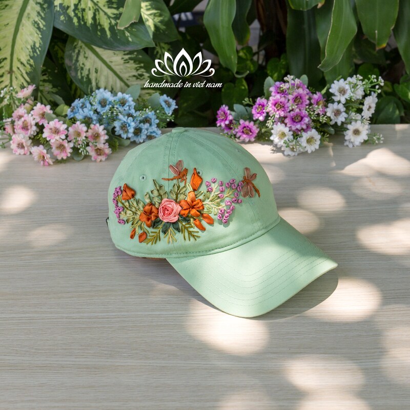Flower Baseball Cap - Etsy