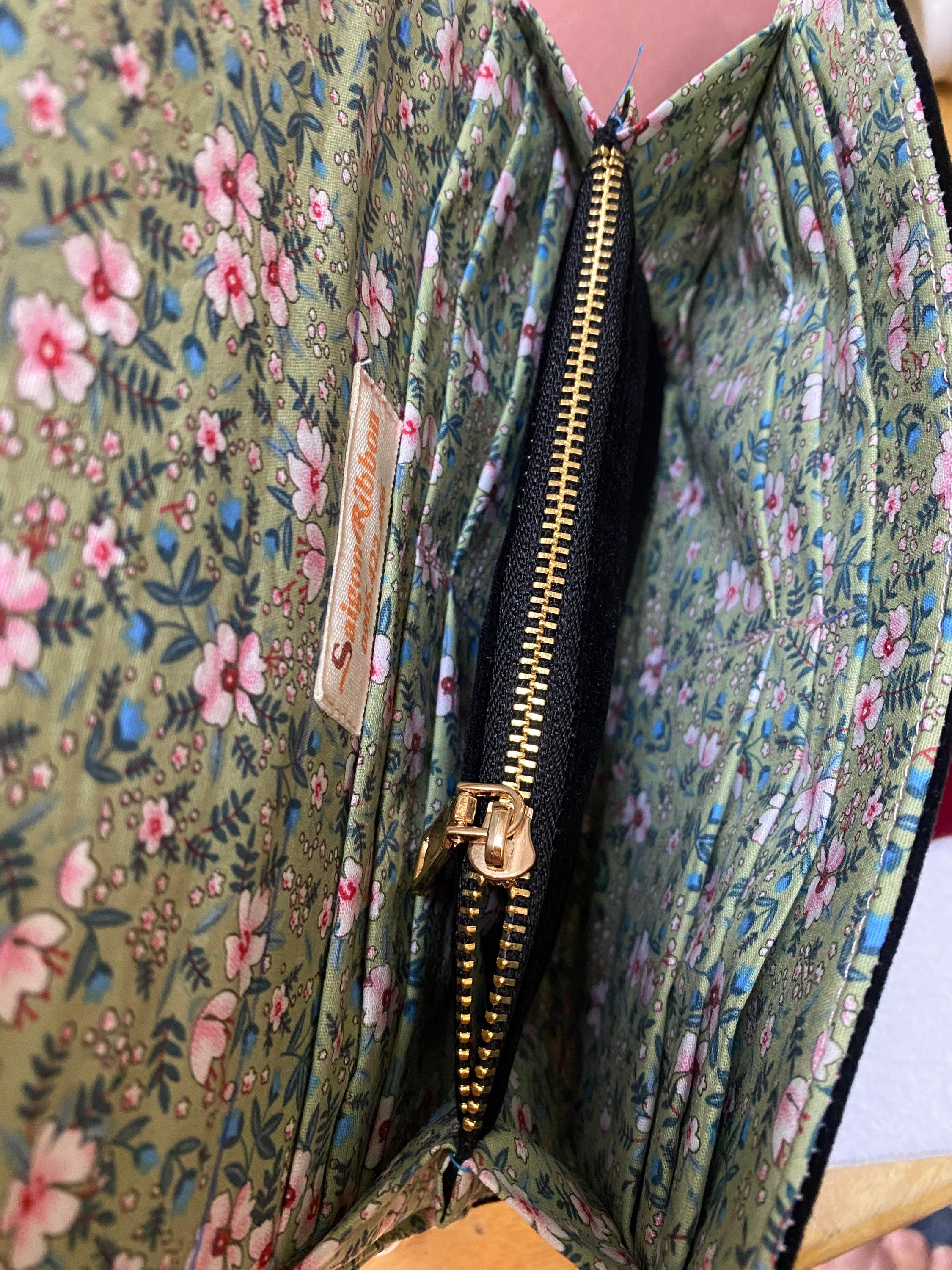 Rose Embroidery Wallet Unique Ribbon Embroidery Handmade - Etsy