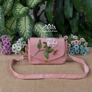 Small Mini Box Bag With Crossbody Strap, Embroidered Mini Box Bag - Etsy