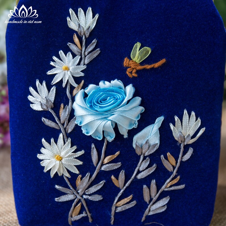 Mini Crossbody Bag Purse and Phone Holder Bag Ribbon - Etsy