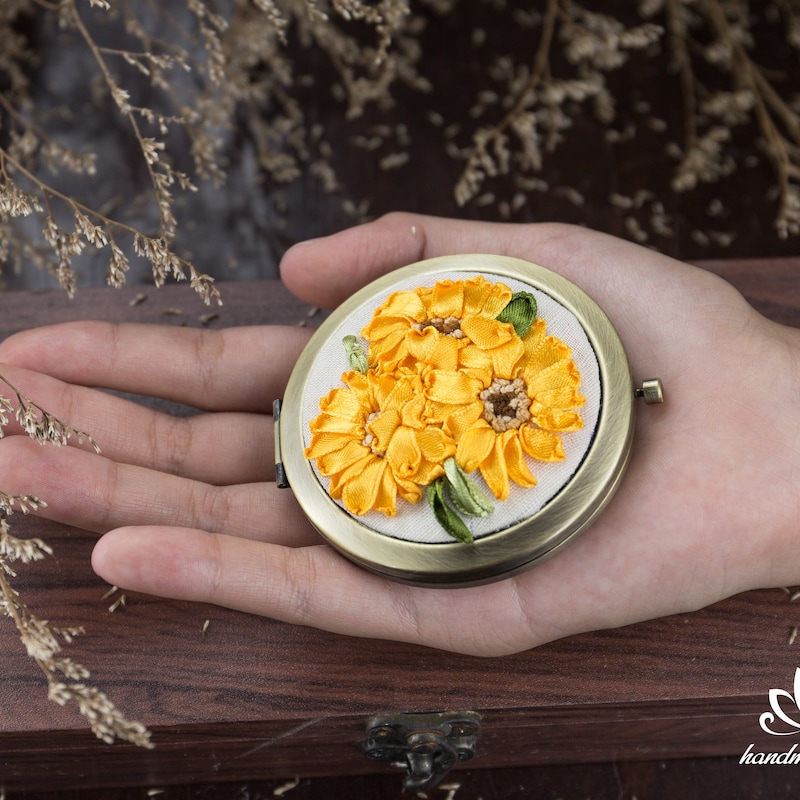 Sunflower Mirror - Etsy