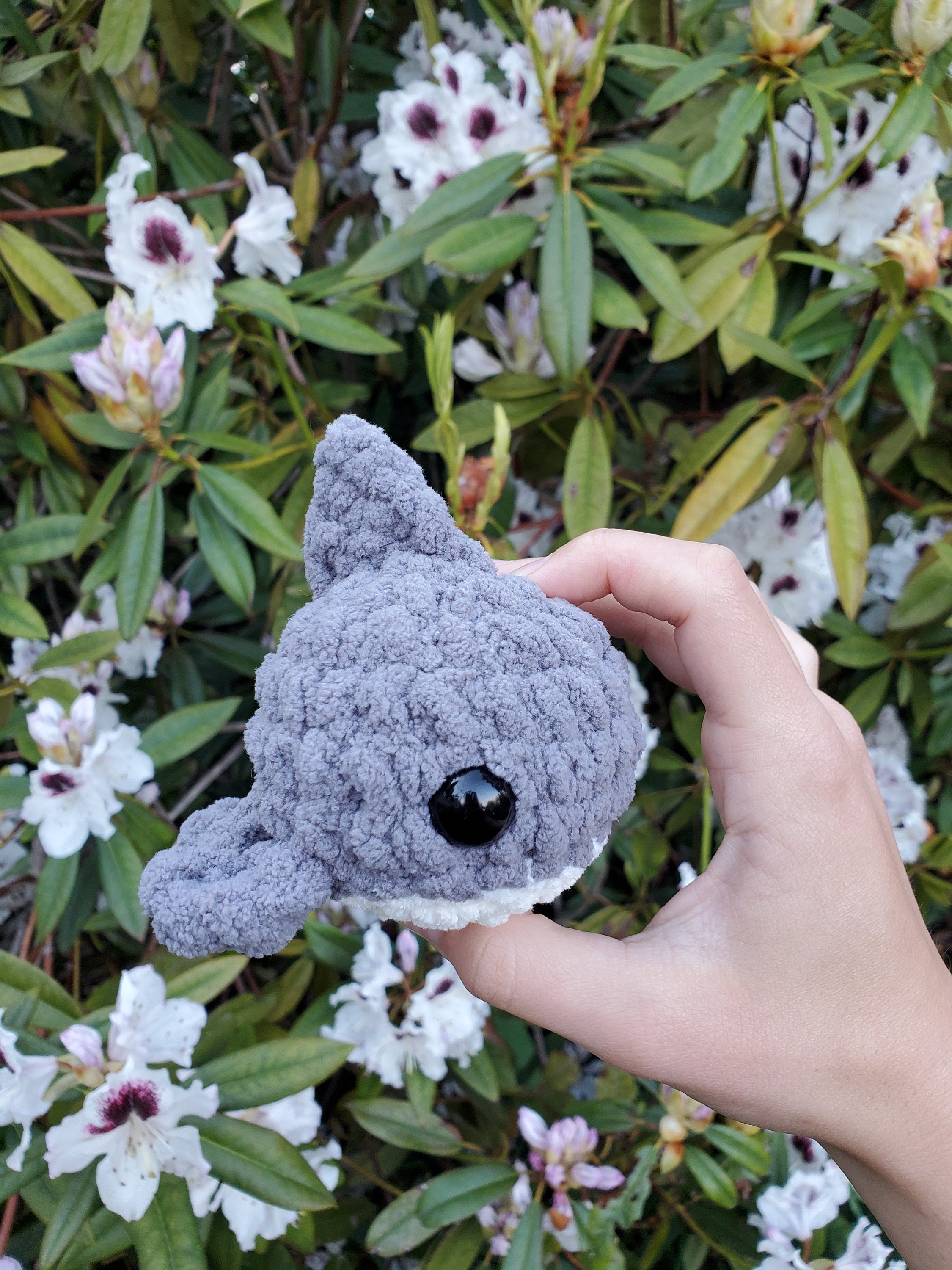 Crochet Shark, Cute Crochet Squishy Shark Plushie, Crochet Stuffed ...