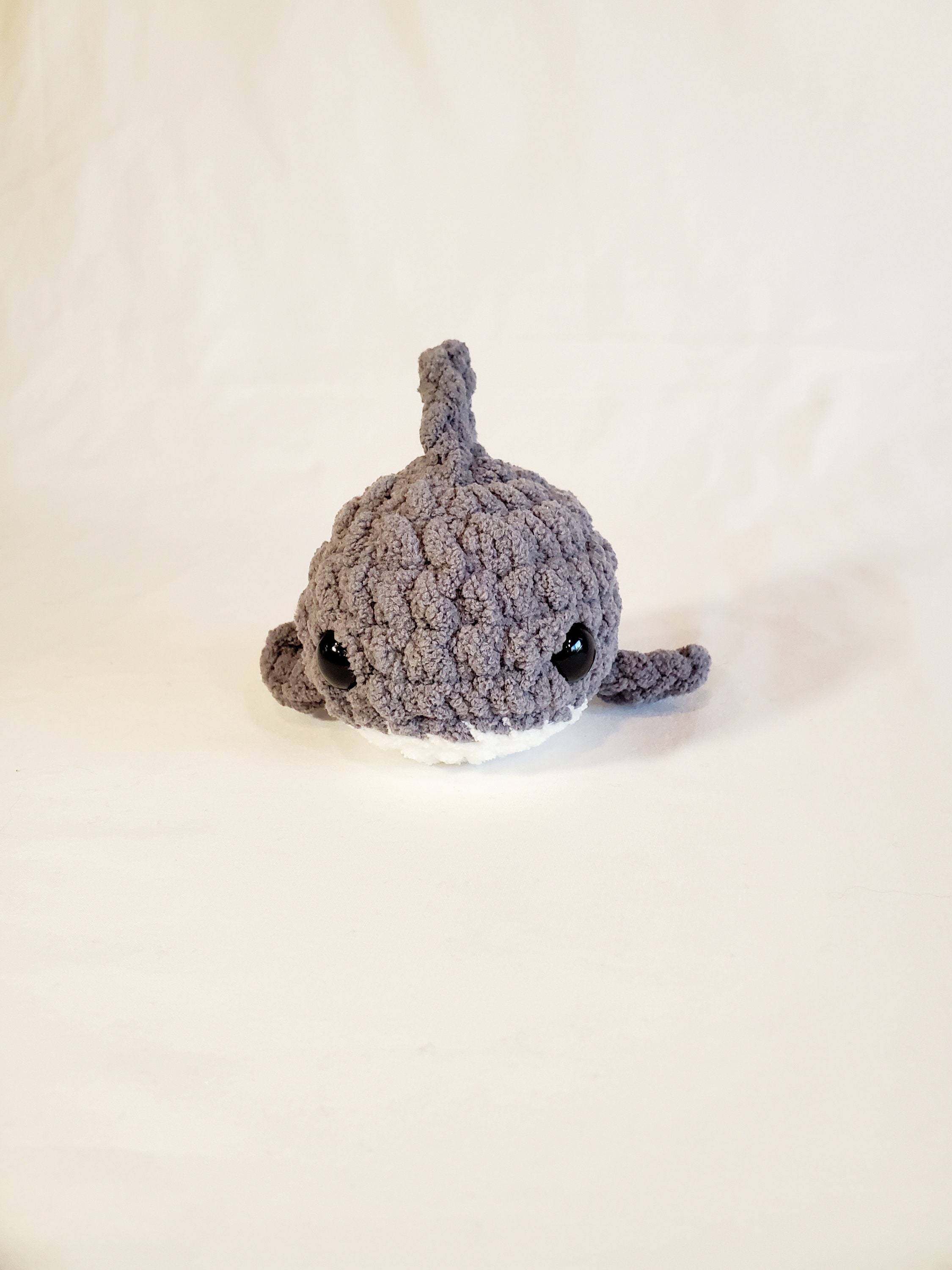Crochet Shark, Cute Crochet Squishy Shark Plushie, Crochet Stuffed ...