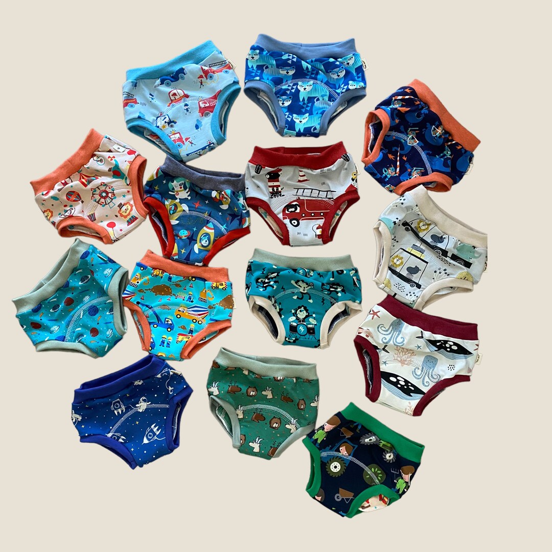 Organic Trainer Panties (molton+-pul) Trainer Diaper Briefs 68-116 ...