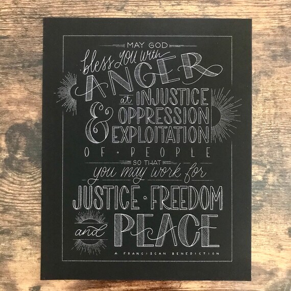 A Franciscan Benediction Art Print - Etsy