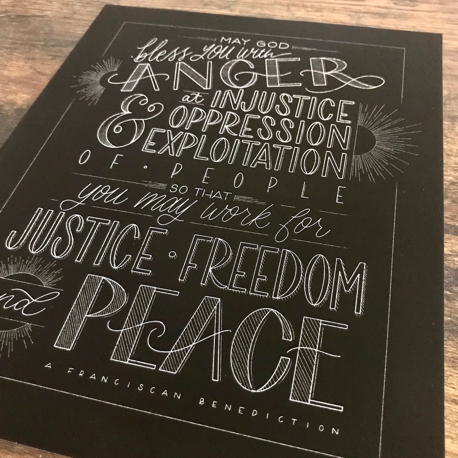 A Franciscan Benediction - Art Print - Etsy