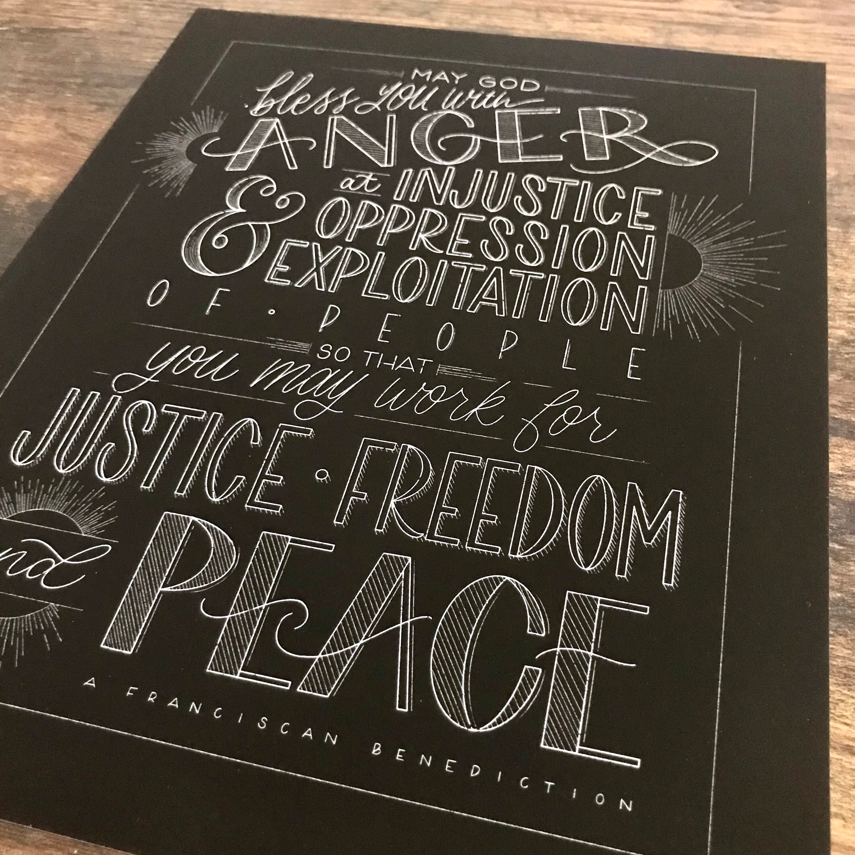 A Franciscan Benediction - Art Print - Etsy