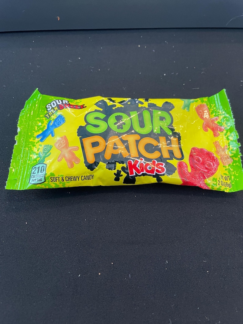 Sour Candy Wrapper Template-editable Template in CANVA - Etsy