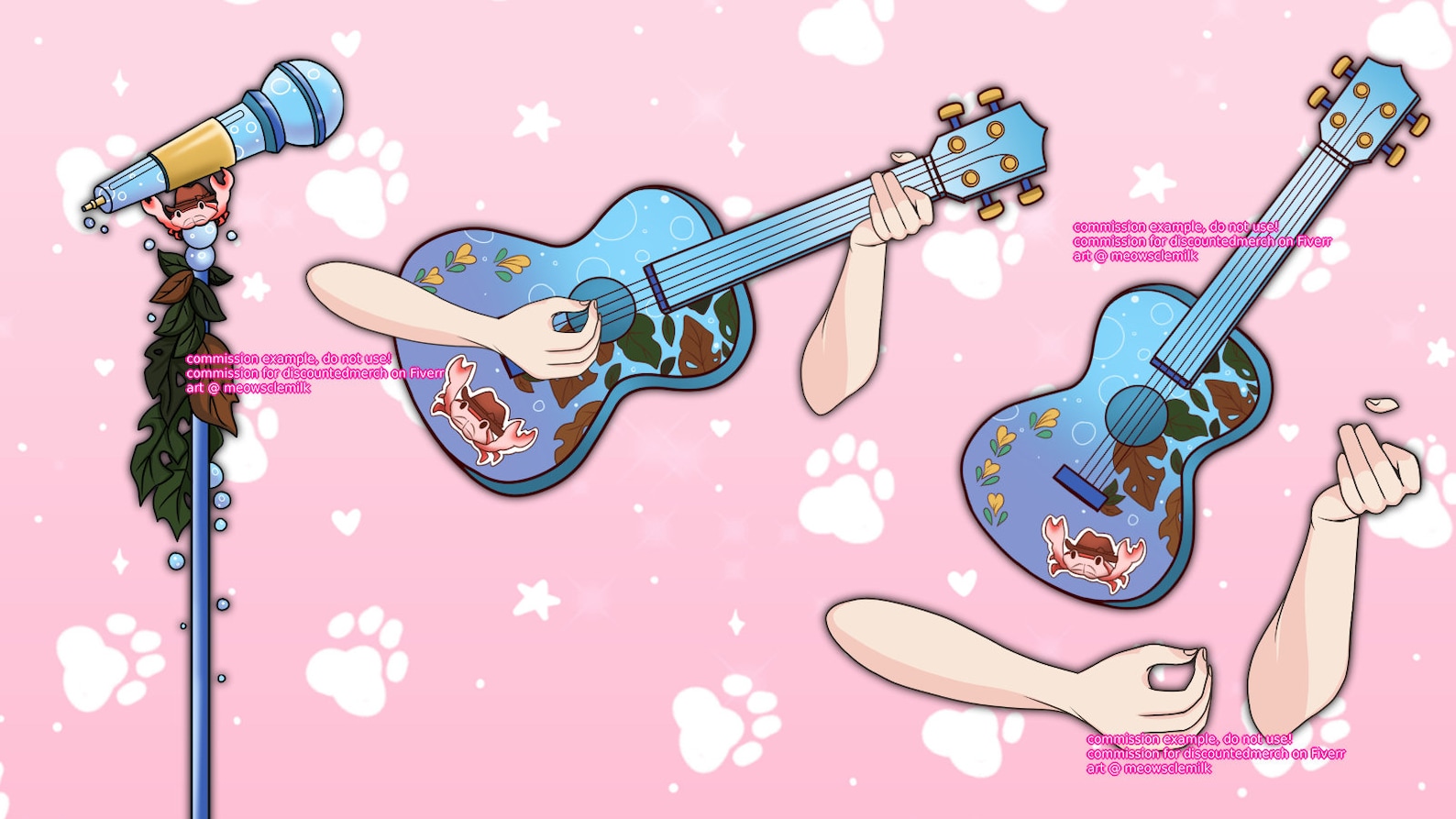 Custom Vtuber Assets/props! Outfits, Mics, Chairs, Pets (dogs/cats ...