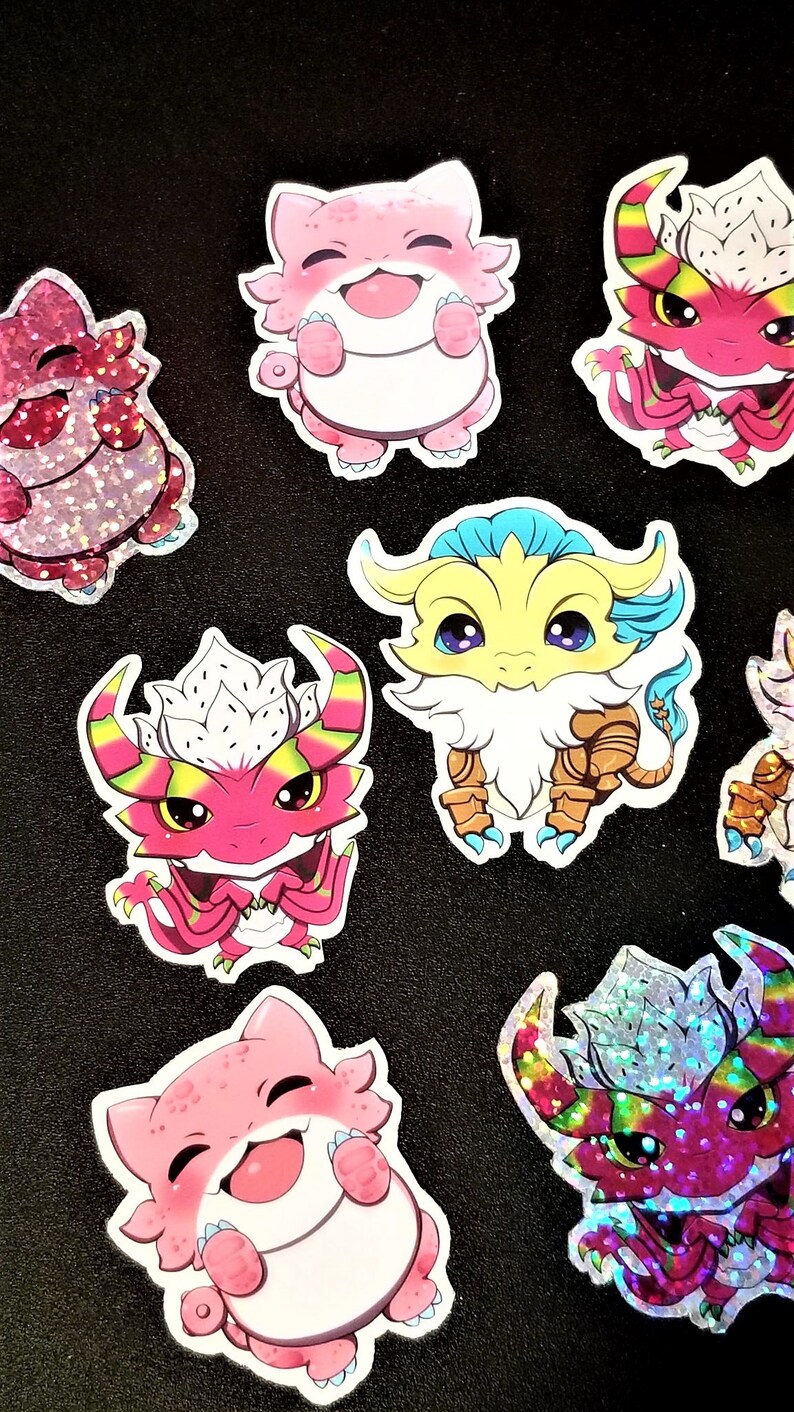 TFT Little Legends Stickers Choncc Umbra Ao Shin Gloss or | Etsy