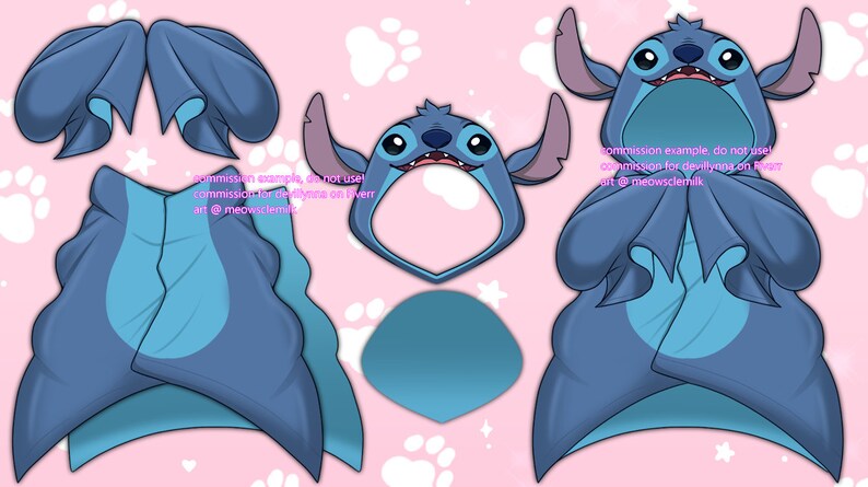 Custom Vtuber Assets/props! Outfits, Mics, Chairs, Pets (dogs/cats ...