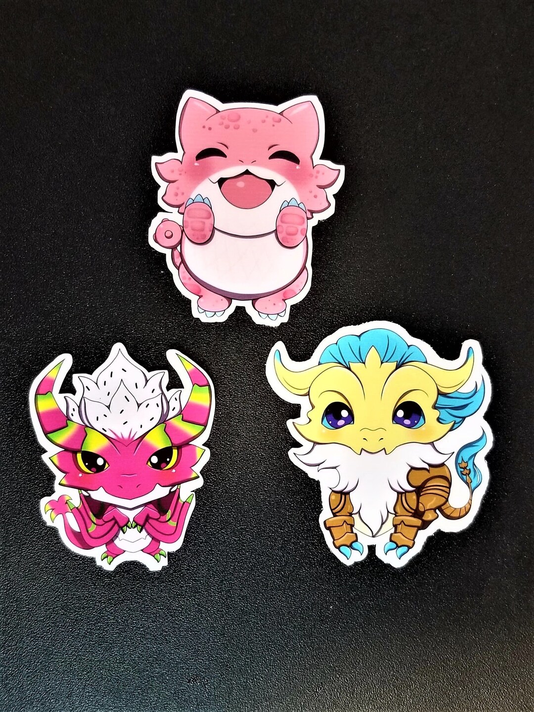 TFT Little Legends Stickers Choncc, Umbra, Ao Shin Gloss or Holographic ...