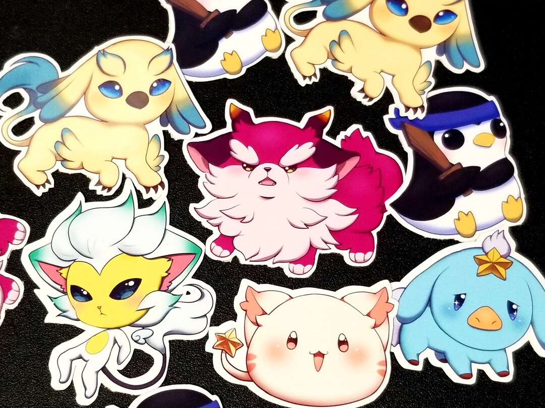 TFT Little Legends Stickers Silverwing, Furyhorn, Featherknight, Shisa ...