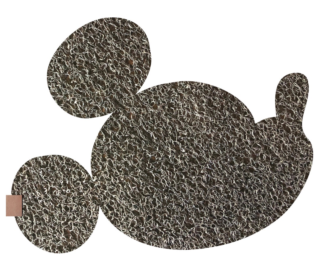 MICKEY 02 Doormat, Washable Mat, Wedding Gift, Entry Rug, Custom Door ...