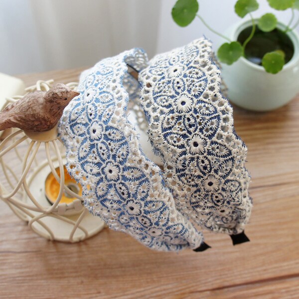 Womens Lace Headband - Etsy