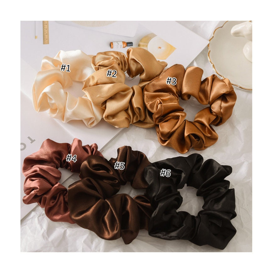 Set of 6scrunchySatin Scrunchies SetScrunchies Pack for | Etsy